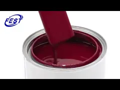 HS030 Indurente lento 2k Topcoat Vernice a colori solidi Riparazione Vernice auto Rosso