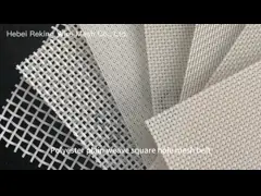 polyester plain weave square hole mesh belt