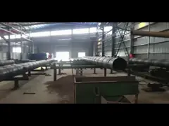 China BS1387 Spiral Welded Steel Pipes 3200mm Large Size Carbon Steel Pipes SSAW for sale