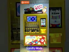 China Manufacturer Sweet Chocolate Sugar Beans Vending Machine Automatic Candy Dispenser Vending Mac