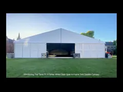 FS/S1 Series White Clear Span A-Frame tent gazebo canopy