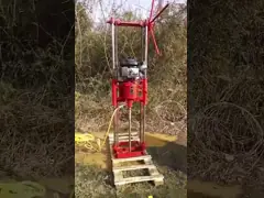 China Sand gold exploration sampling drilling rig 30 Misha gold mining sampling drilling rig portable soil sampling drilling rig for sale