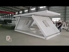 China Prefabricated Folding Container House Contemporary Foldable Shipping Container Home for sale