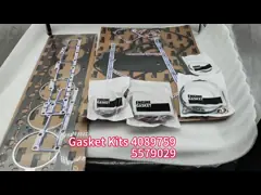 China Excavator Overhaul Upper Engine Gasket Set 4089759 5579029 For Cummins for sale