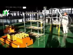 PLC Control AGV Automated Guided Vehicle With 3000KG Load  weight