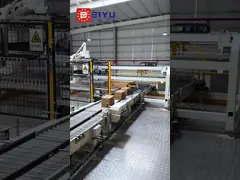 China Pneumatic Robot Beverage Palletizer Machine - Programmable Customized Automation with 3-160 Boxes/Min Capacity & 1000kg Load for sale