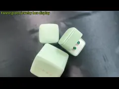 Personalized Luxury Bracelet Earring Jewelry Packaging Box With Best Leather