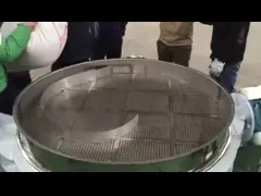 screener vibrante per la selezione delle particelle alimentari