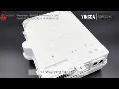 24 scatole di distribuzione a fibra ottica dei centri per cavo non tagliato, metà di contenitore di giuntura della fibra di Access FTTH della portata