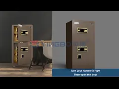 YB/RS-100D fingerprint lock home safes coffee