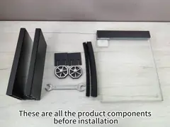 China House Villa Decoration Aluminum Glass Railing System Balustrade Stair Rail Custom for sale