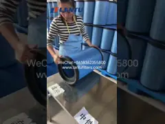 LANTU truck Air filters inspection line Workshop