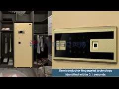 YB/RS-150 fingerprint lock home safes golden