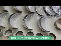 D6D Cylinder Liner kit 0450-1365 2046-0011 2089-0422 Engine Rebuild Kits For  Diesel Engine Parts