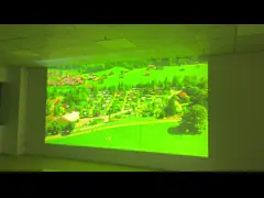 China 5300 Lumen 3LCD Laser Projector for Business Golf Simulation Classroom for sale