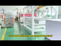 Bamboo charcoal wood veneer