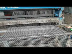 45# 65Mn Steel Crimped Wire Mesh Quarry Screen Mine Sieving Mesh For Crusher Hooked Vibrating