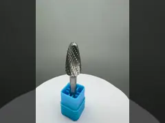 China SF-5 Tree Radius End Tungsten Carbide Burr 1/4" Standard Double Cut Die Grinder Deburring Bits for sale