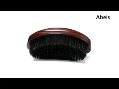 brown woodgrain wave brush 360 curved for men