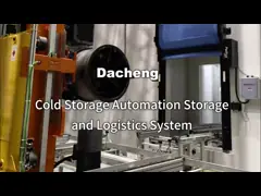 Double Deep Pallet Stacker ASRS  Automatic Storage And Retrieval System Frozen Warehouse Cold Storag
