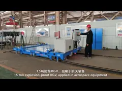 15 ton explosion-proof RGV rail trolley, applied in aerospace equipment