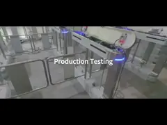 China Facial Recognition Swing Turnstile Gate with RFID Fingerprint QR Code for Supermarket Gym for sale