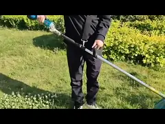 China 21V Telescopic Cordless Electric Brush Cutter Handheld Portable Grass Cutter Lithium 1000w for sale