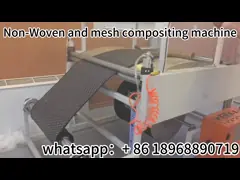 China Filter Mesh And Materials Compositing Machine PLC Control 1000mm Width for sale
