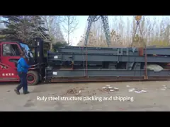 Hot Dipped Galvanized Steel Cattle Shed With Roof Insulation