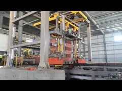 Automatic clay brick packaging machine belt strapping and packaging system