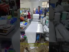 China White Solid Silicone Cutting Machine 220V with 520mm Width and 4000-7000freq/h Speed for Garment Manufacturing for sale