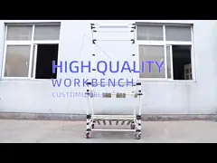 China Aluminium Profile Tool Storage Cart , Easy Assemble Metal Tool Cart for sale