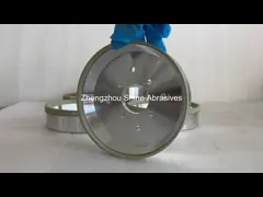 Cina 150mm 6A2 Vitrificato Bond Diamond Wheel per PCD CBN Strumenti di macinatura in vendita