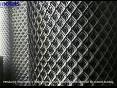 China Flattened Expanded Metal Mesh Sheet 4x8 Galvanized for Outdoor Use for sale