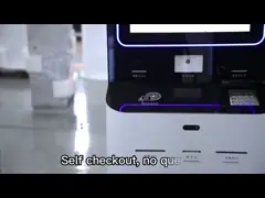 Touchable Self Service Kiosk Free Standing Multifunctional