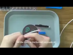 FTTH Fiber Optic Tool Kit,Termination Tool Set Box Fiber Tester Construction Kits