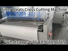 중국 0.6Mpa 공기 압력 HVAC 필터 제조 기계 십자 절단 기계 50Hz 1250mm 판매용