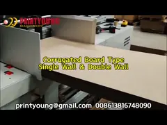 PRY-2508PRO Single Pass Automatic Corrugated Carton Box Making Machine