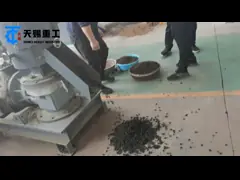 China Cat Litter Pellet Making Equipment Organic Fertilizer Flat Film Extrusion Granulator for sale