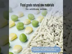 China Tofu Bentonite Mixed Cat Litter with Strong Agglomeration - Flushable Strip & Ball Mix for Superior Absorption for sale