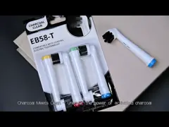 China Cleaning Mouth Soft Bristle Bamboo Electric Toothbrush Heads Replacement for sale