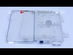 IP65 SC 2 Core Optical Fiber Terminal  Connection Box White Wall Mounting
