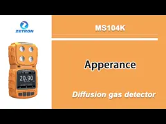「Appearance setting」MS104K Portable Toxic and Harmful Multi-gas Alert Monitor