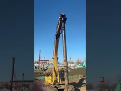 환경 친화적 인 건설을 위해 저 충격 수압 비브로플로트 및 발굴기