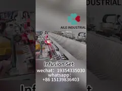 Iv Infusion Set CE Sterile Infusion Iv Giving Set With Flow Regulator And Needle