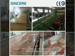 PVC Sheet SPC Floor PVC Imitation Marble Sheet Extrusion Line