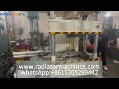 Auto Condenser Header Pipe Punching Machine for Round and D Tubes