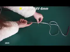 中国 12V 24V 6mm 8mm 2835 ジグザグフレックスストライプライト S形折りたたみbare 柔軟なLEDストライプ 販売のため