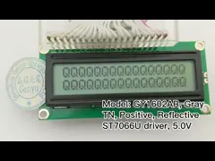 China STN Yellow Green Monochrome LCD Display Module Screen 20x4 Character LCM 16pin for sale