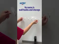 304 Stainless Steel Self Adhesive Wall Molunted Hook Rail Rack For Clothes Coat